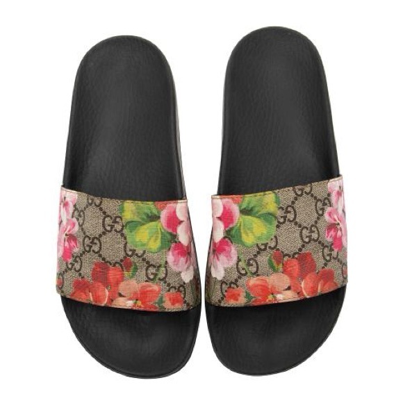 Gucci | Shoes | Gucci Gg Supreme Bloom Slides | Poshmark